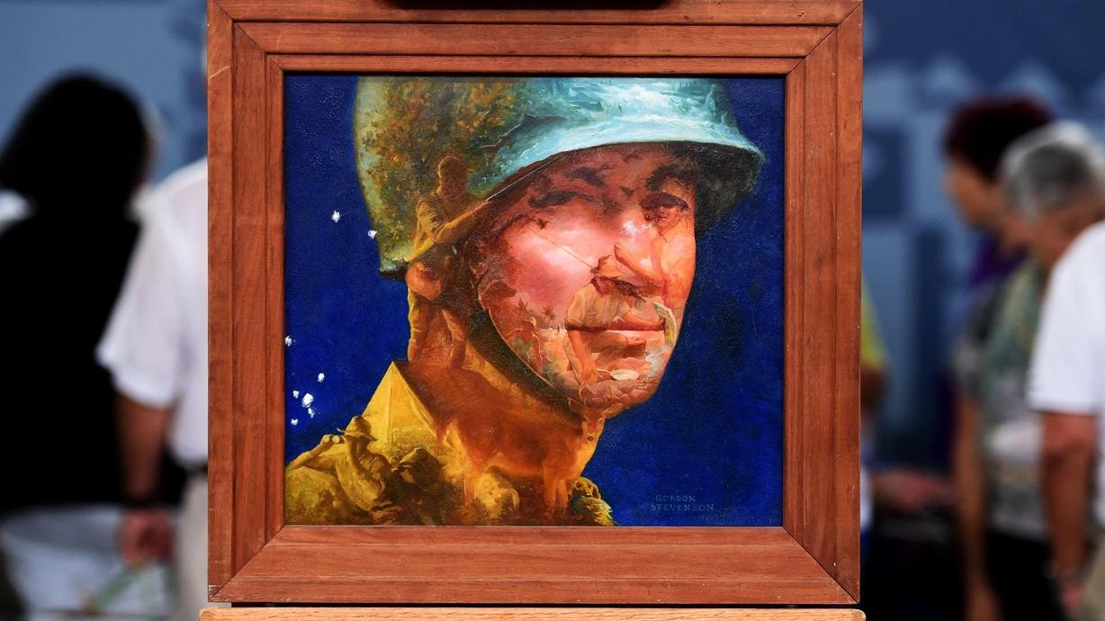 Appraisal: G.Stevenson "Portrait of a Man" Painting, ca 1940 | Watch ...