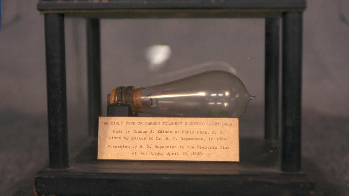 Appraisal: 1884 Edison Light Bulb & Plaque | Antiques Roadshow ...