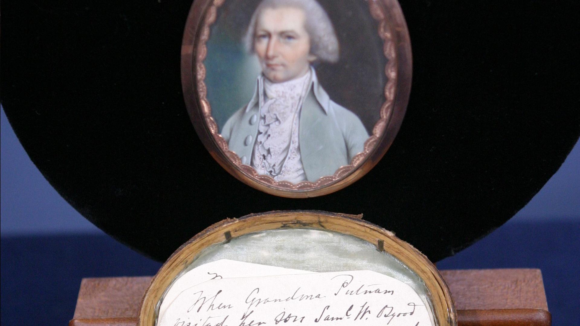 Appraisal: Samuel Osgood Miniature Portrait, ca. 1790 | Antiques ...