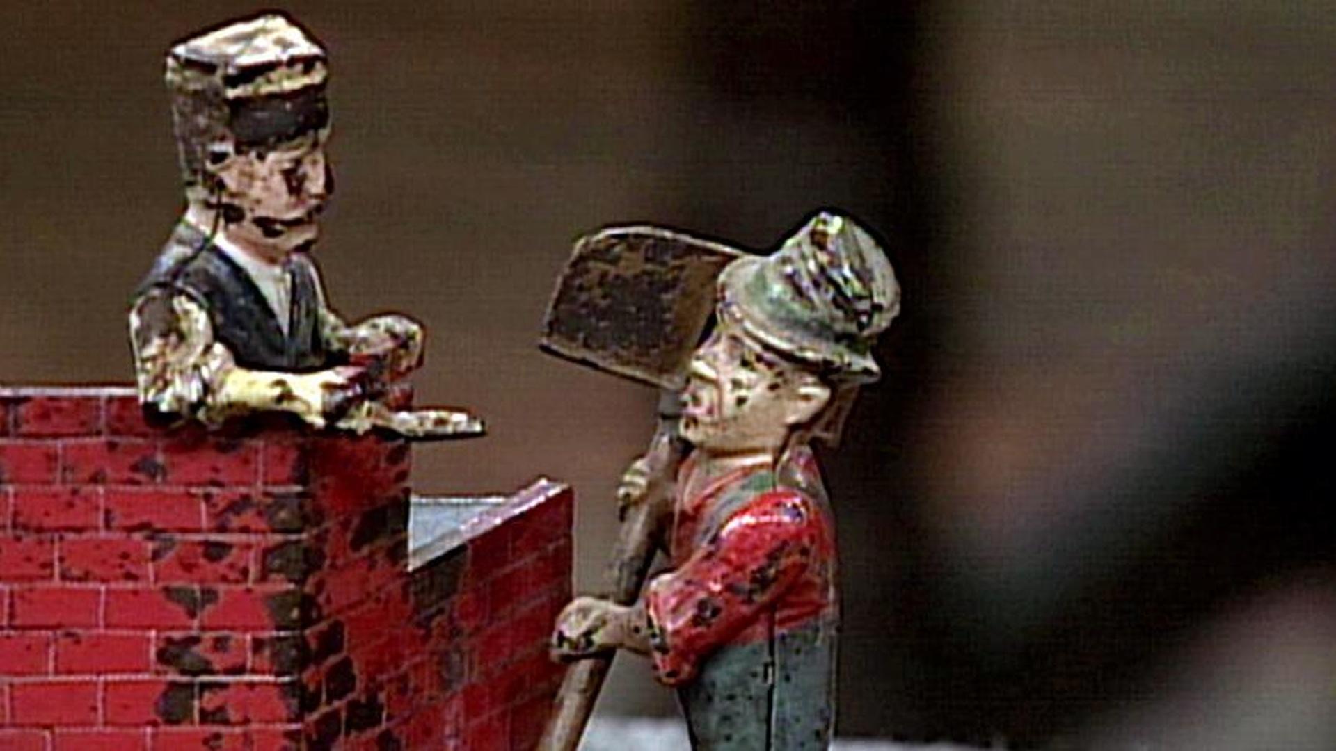 Appraisal: Mason and Hod Carrier Mechanical Bank, ca. 1890 | Antiques ...