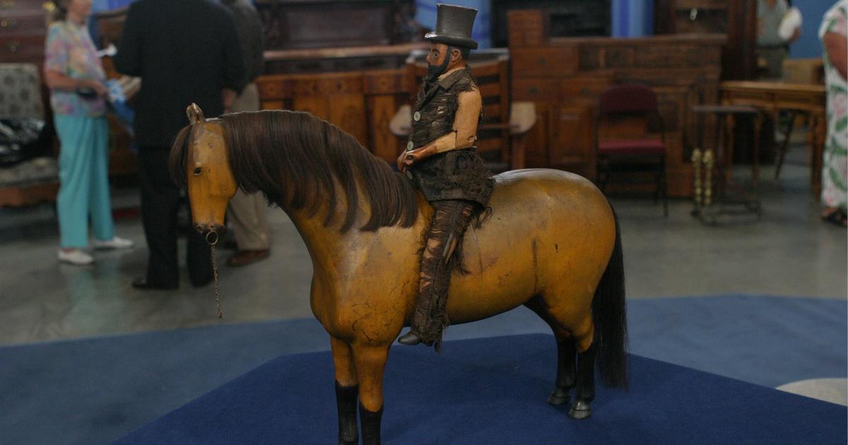Antiques Roadshow | Appraisal: 19th-Century Folk Art Horse & Rider ...