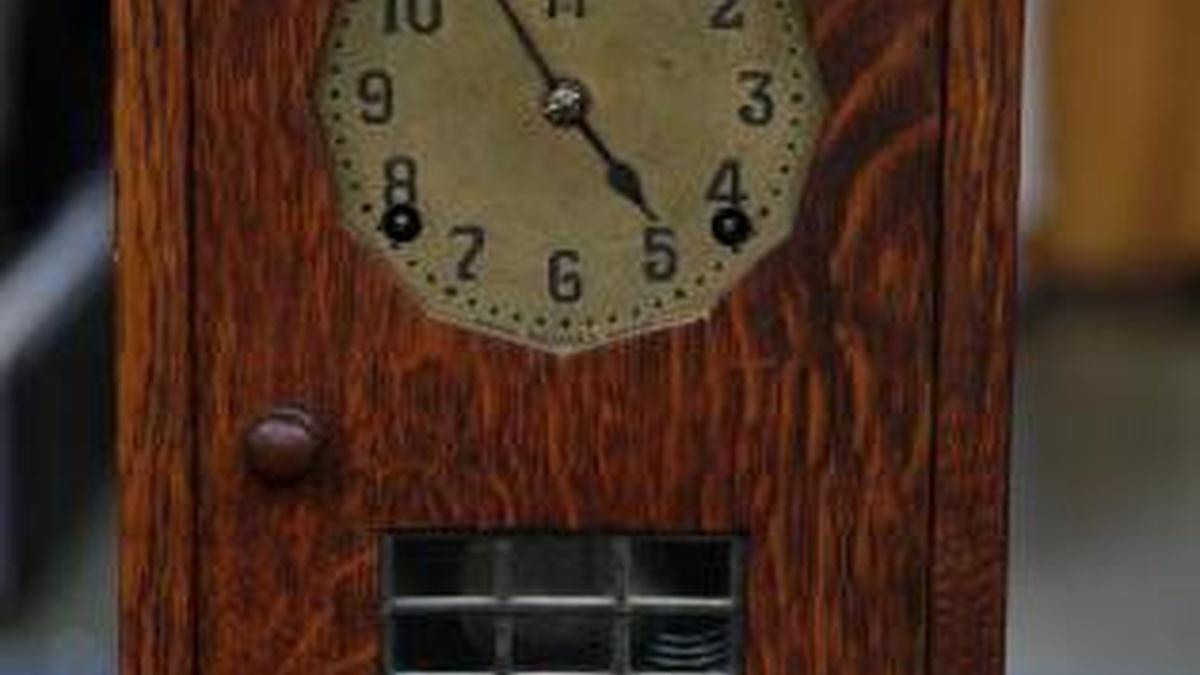 Appraisal: Gustav Stickley Oak Mantel Clock, ca. 1911 | Antiques ...