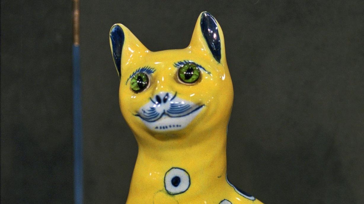 Appraisal: Émile Gallé Faience Cat, ca. 1890 | Watch Antiques Roadshow ...