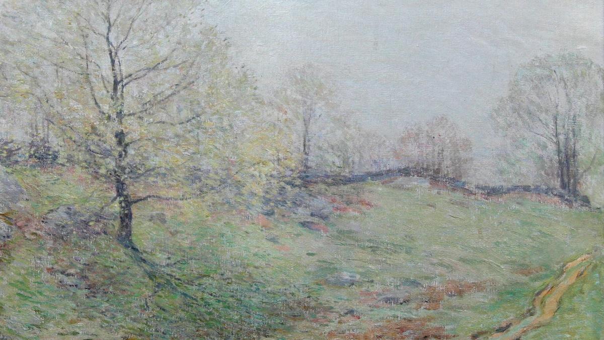 Appraisal: 1906 William Leroy Metcalf Oil Landscape | Antiques Roadshow ...