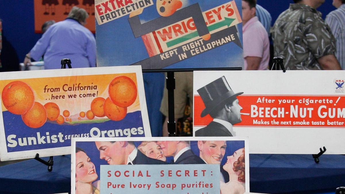 Appraisal: 1933 Trolley Car Advertisement Cards | Antiques Roadshow ...