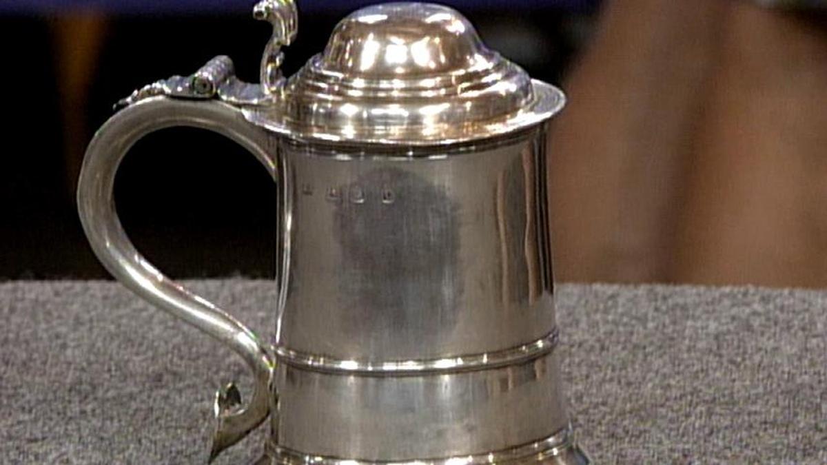 Appraisal: 1737 George II Silver Tankard | Antiques Roadshow | THIRTEEN ...
