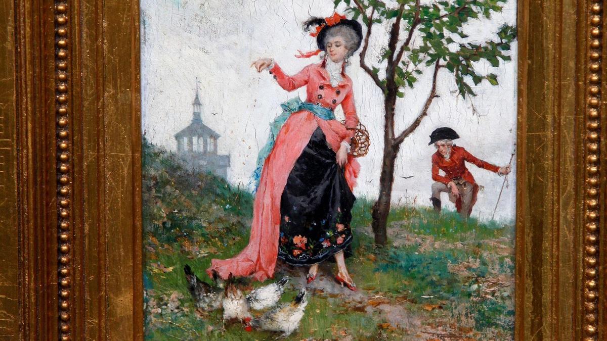 Appraisal: 1874 Luigi Rossi Oil Painting | Antiques Roadshow | THIRTEEN ...