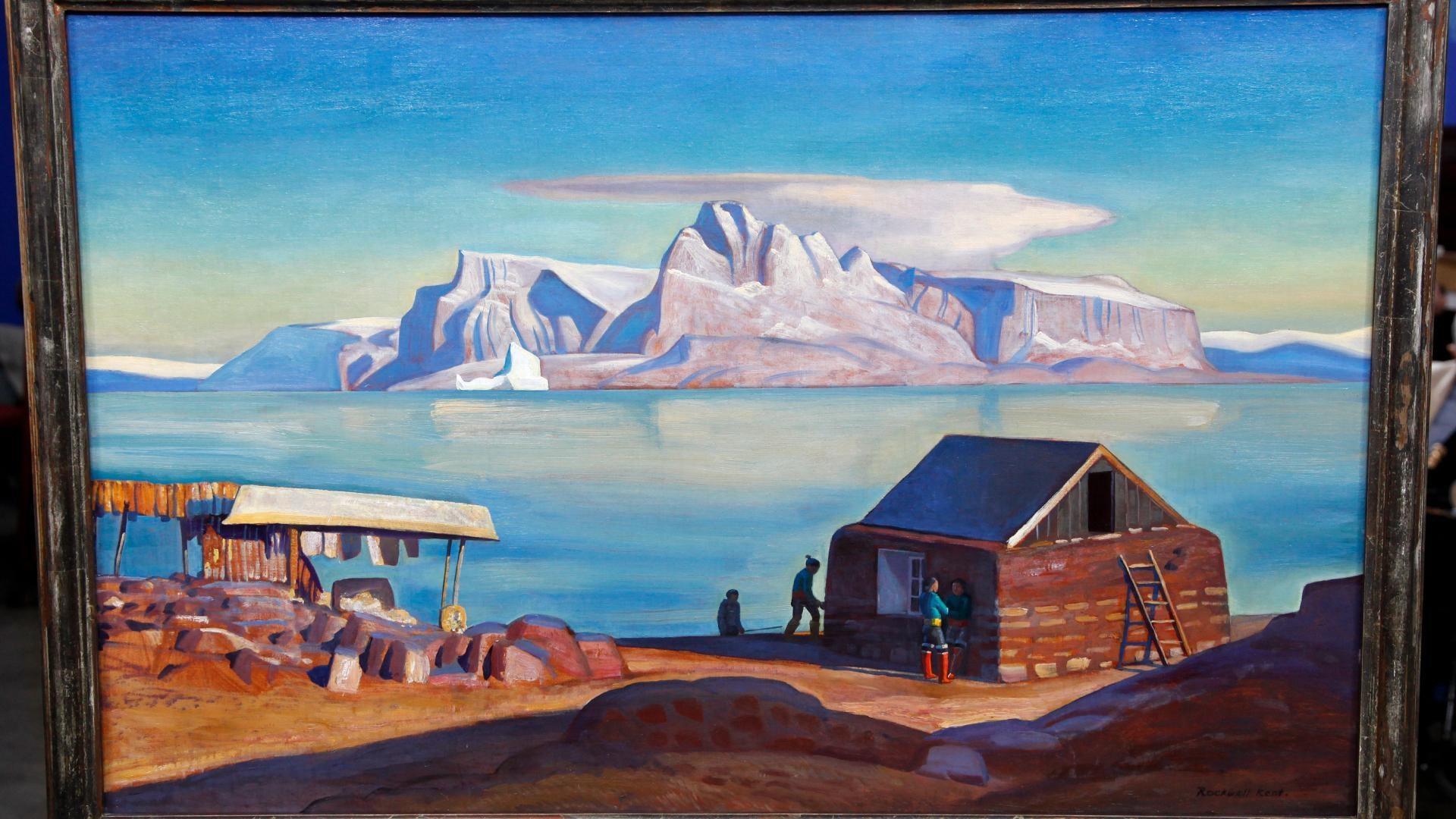 Appraisal: 1946 Rockwell Kent "Land of Peace" Oil | Antiques Roadshow ...