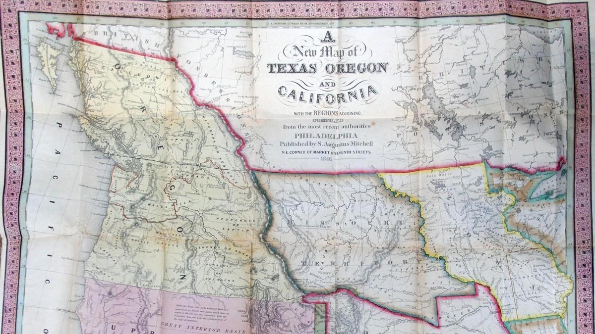 Appraisal: 1846 Map of Western America | Antiques Roadshow | THIRTEEN ...