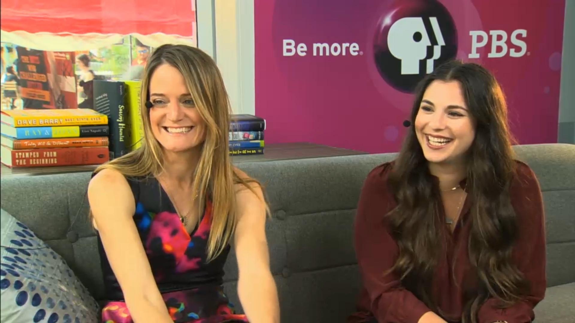 Victoria Aveyard and Sara Shepard at 2016 Miami Book Fair | PBS Books ...