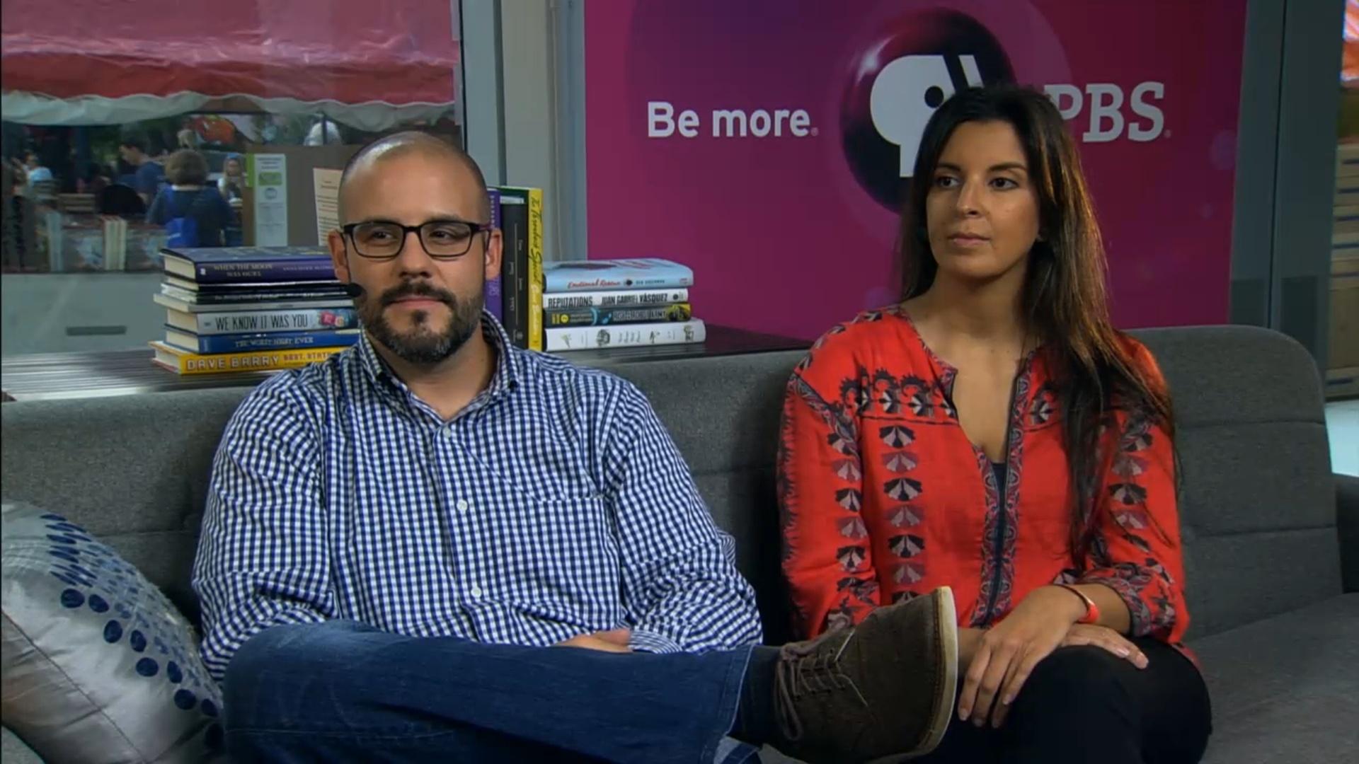 Derek Palacio and Patricia Engel at 2016 Miami Book Fair | PBS Books ...