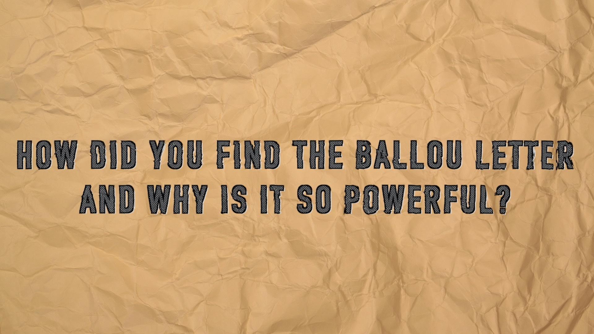 Q & A: The Sullivan Ballou Letter | The Civil War | NJ PBS