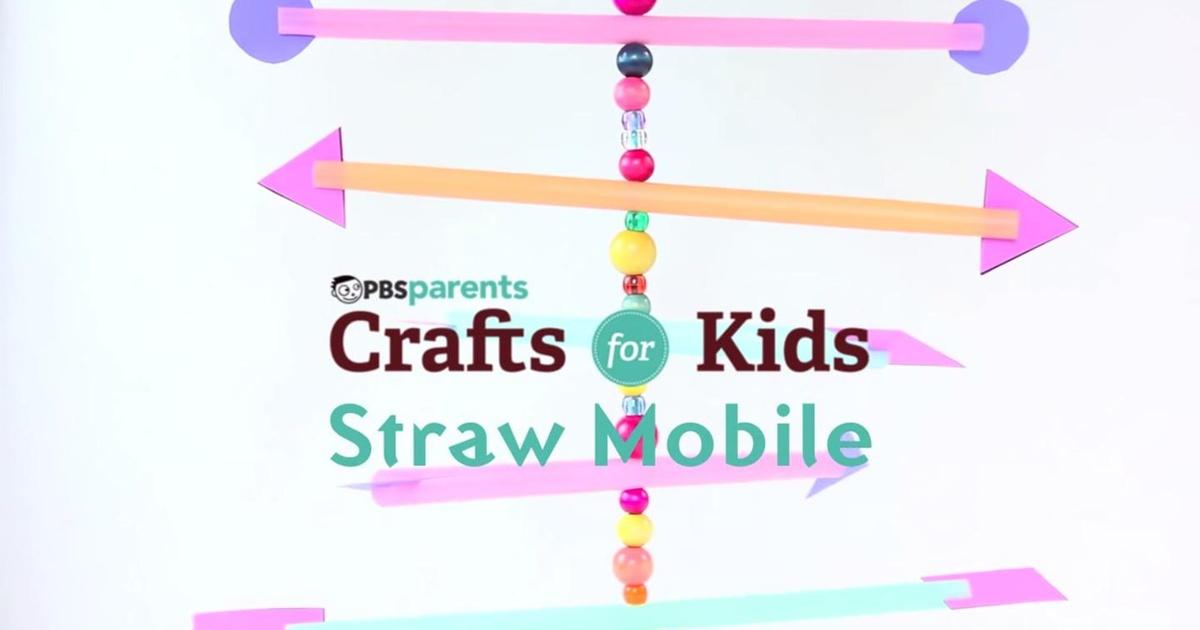 Crafts for Kids | Straw Mobile | Season 1 | Episode 105 | PBS