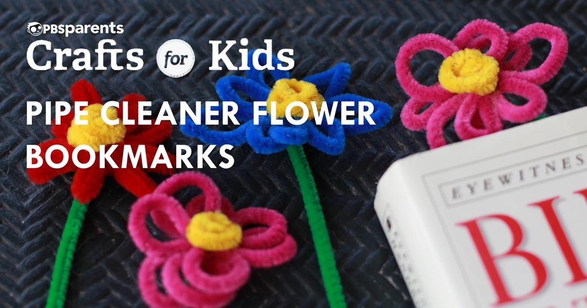 Crafts for Kids | Pipe Cleaner Flower Bookmarks | Season 1 | Episode ...