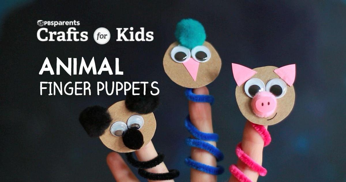 Crafts for Kids | DIY Animal Finger Puppets | Season 1 | Episode 117 | PBS