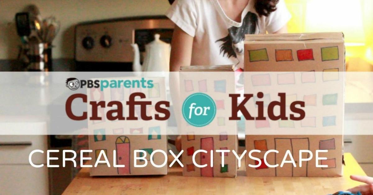 Crafts for Kids | Cereal Box Cityscape | Season 1 | Episode 2 | PBS
