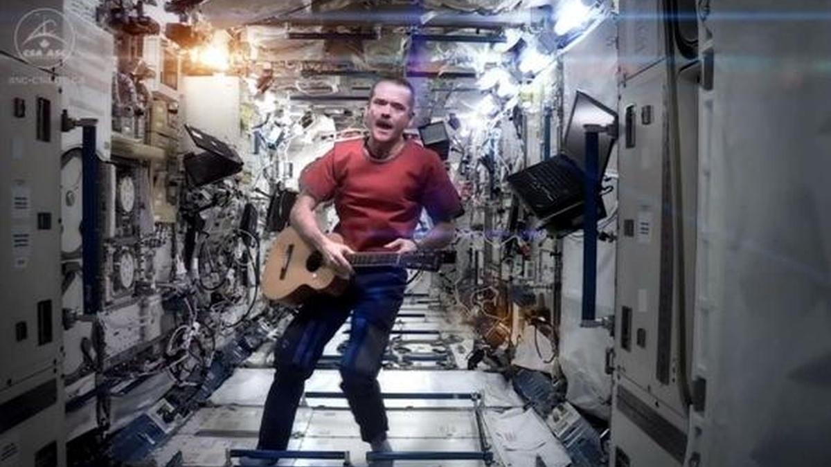 Astronaut Hadfield shares 'unbeatable point of inspiration' | PBS ...