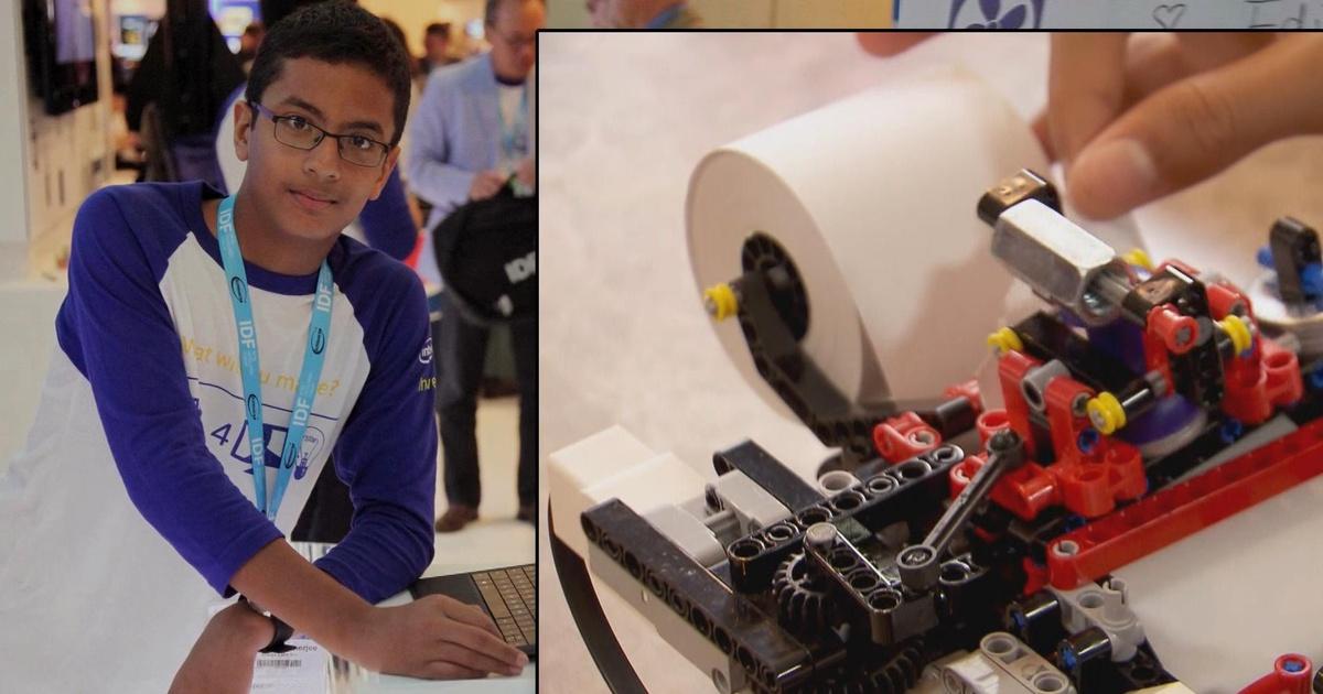PBS NewsHour | 13-year-old builds a printer for the blind with Lego ...