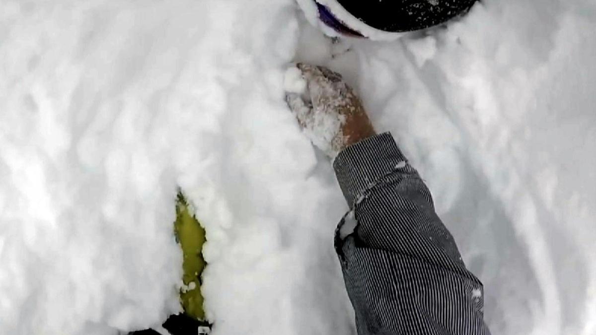 An Avalanche Rescue Caught On Camera Pbs Newshour All Arts