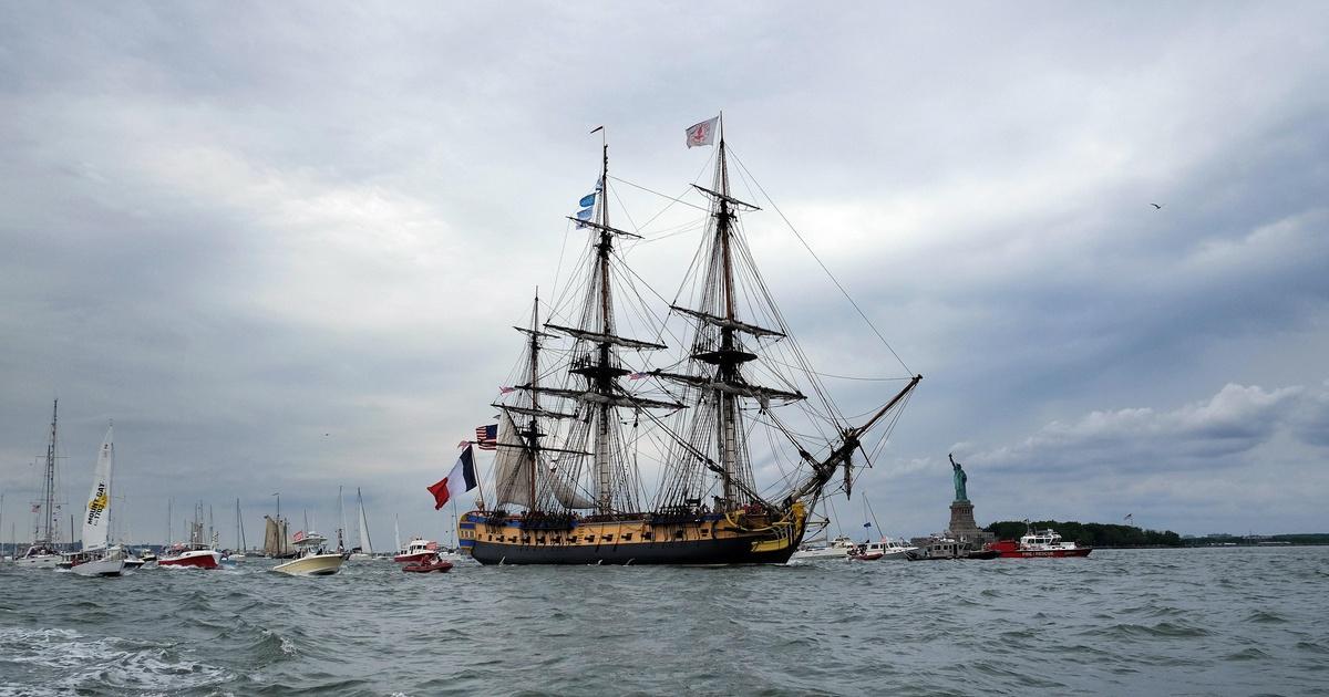 PBS NewsHour | A ship that changed American history sails once more ...