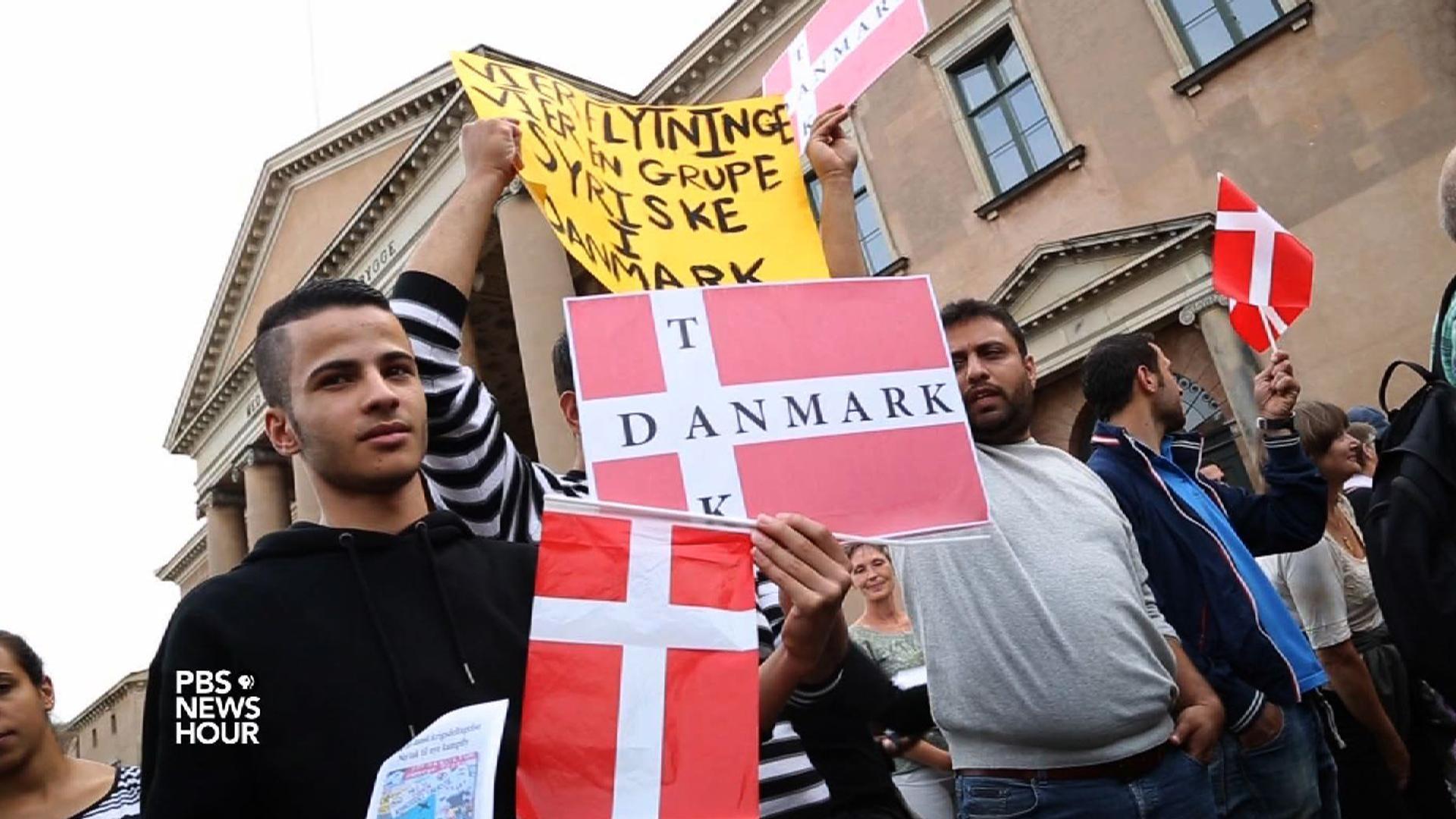 Neighbors Sweden and Denmark split over taking refugees | PBS NewsHour ...