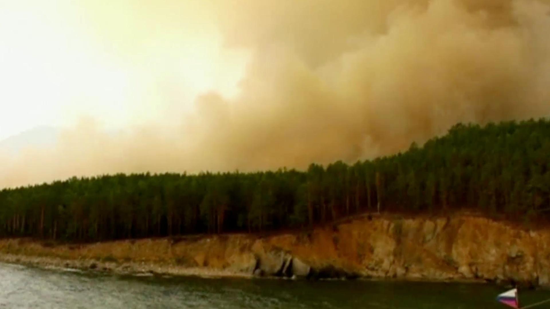 Wildfires in Russia scorch world's largest freshwater lake | PBS ...