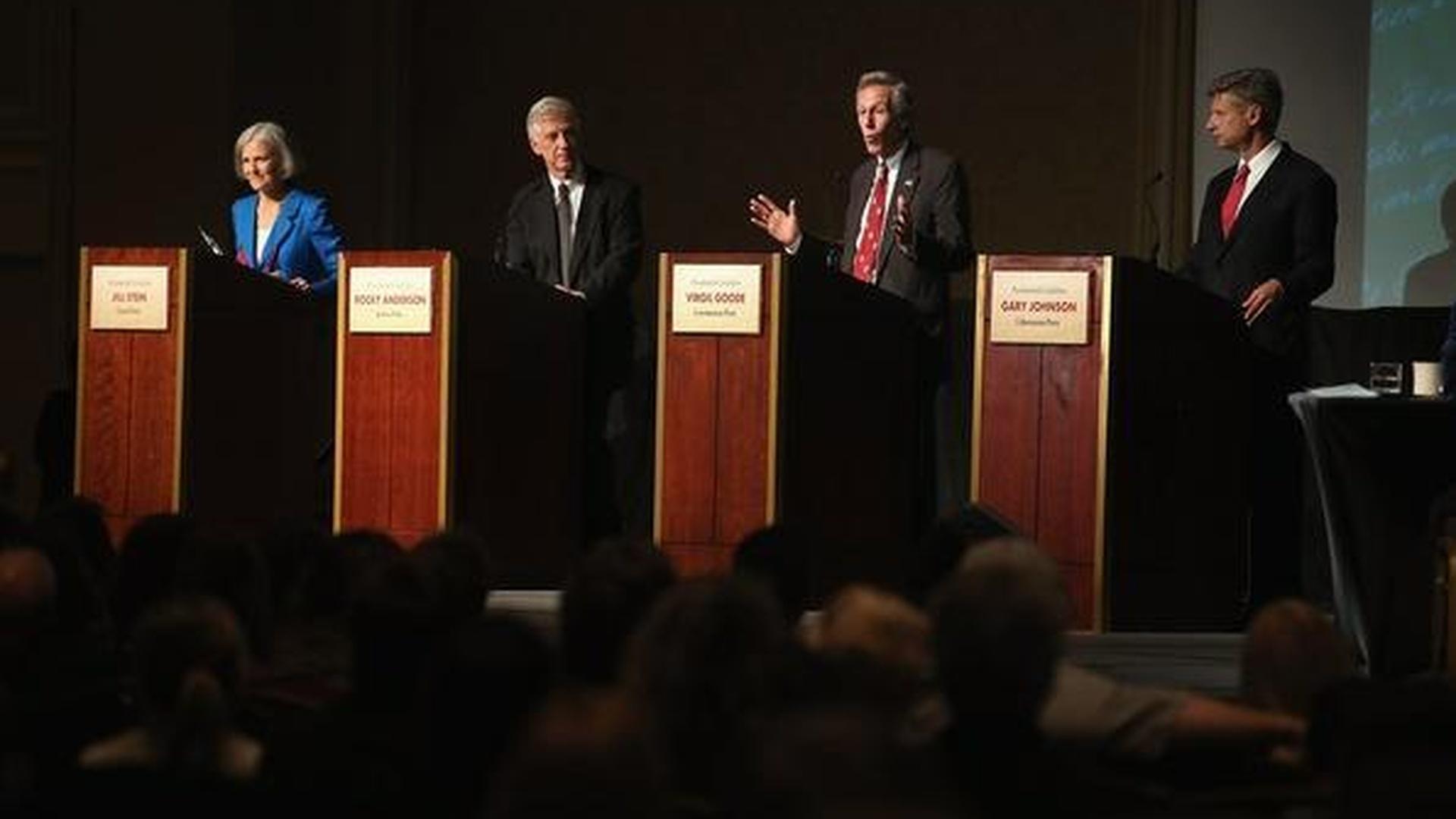 Alternative Presidential Candidates Face Off in Debate | PBS NewsHour ...