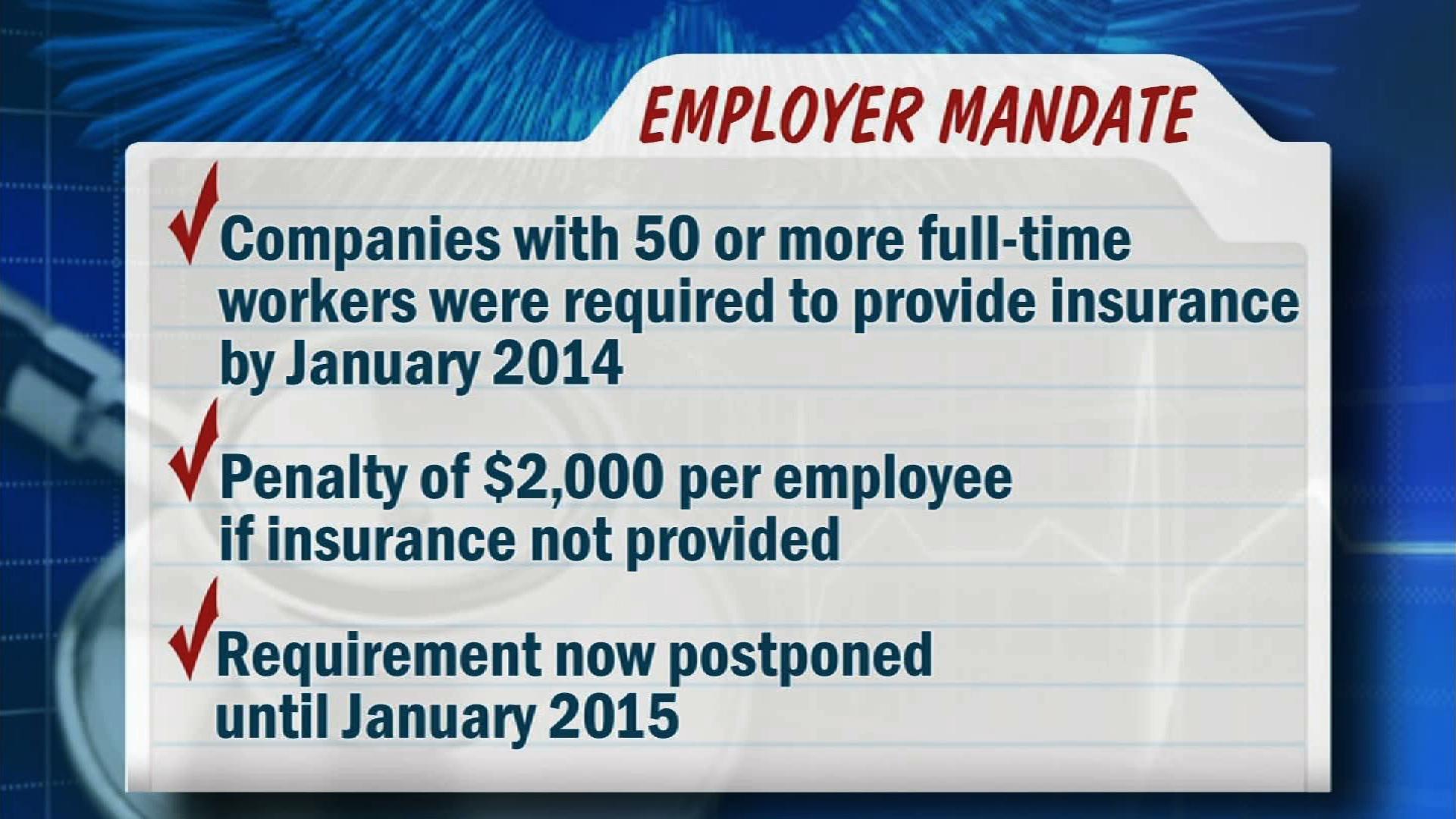 U.S. Employers Get Year Reprieve on Health Care Mandate | PBS NewsHour ...