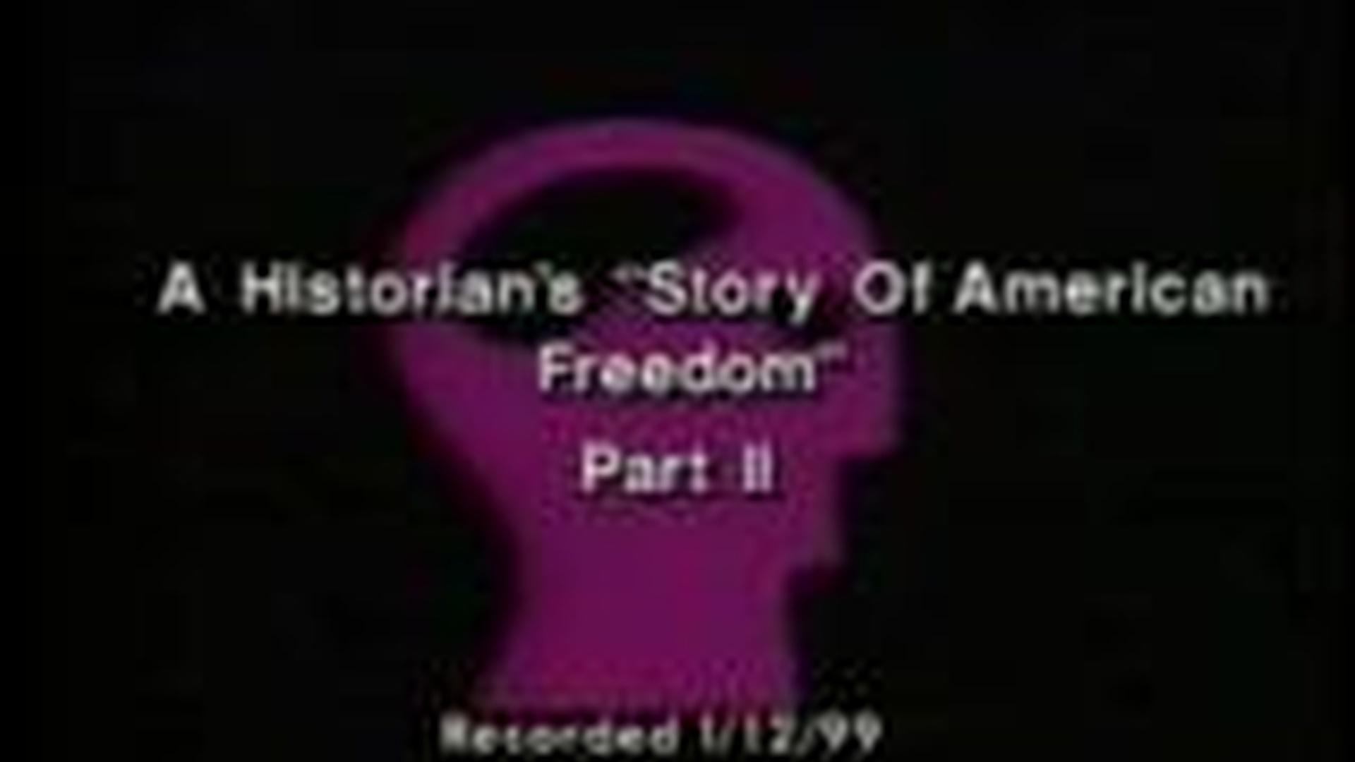 A Historian's 'Story of American Freedom,' Part II | The Open Mind | NJ PBS