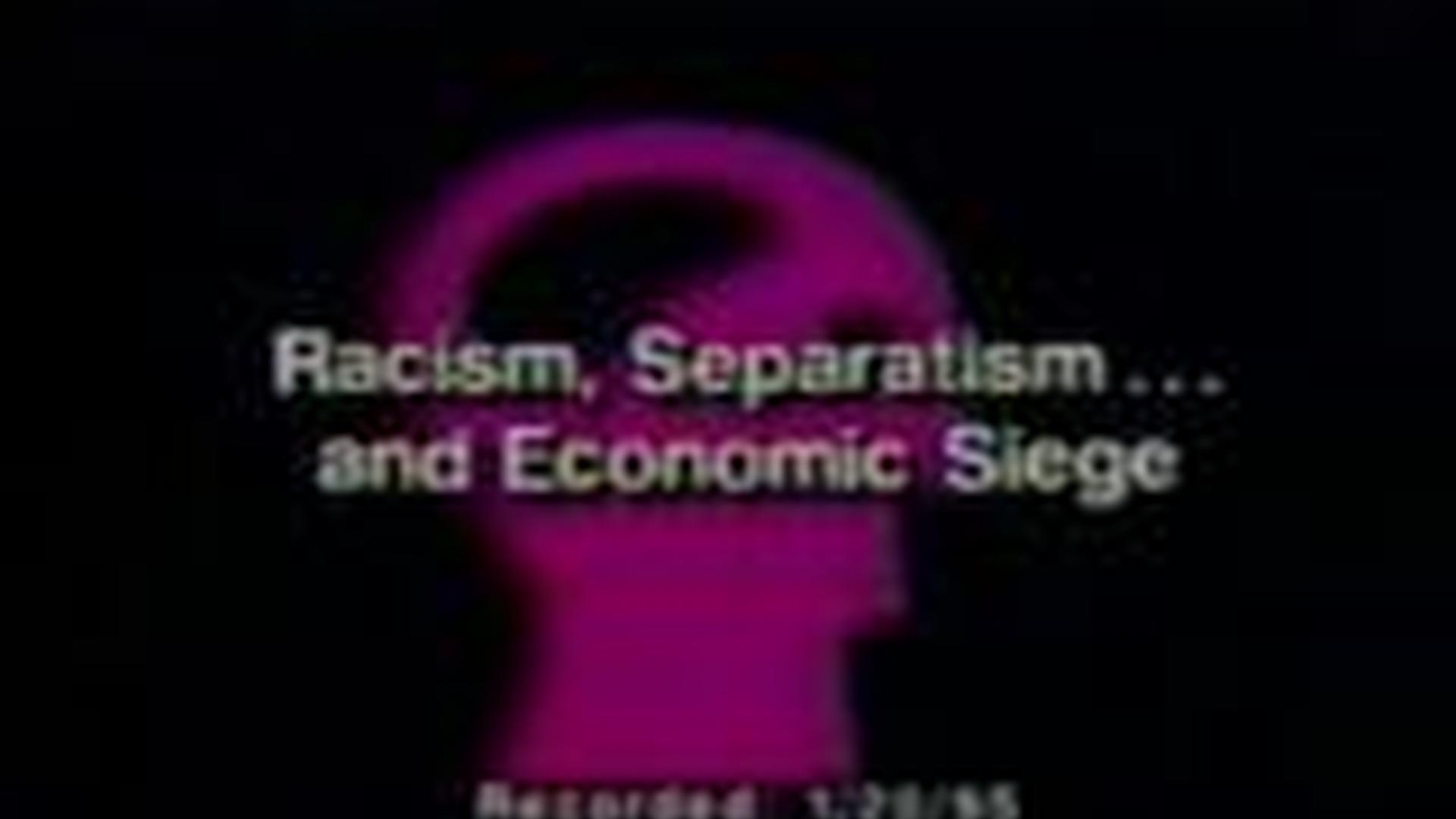 Racism, Separatism And Economic Siege | The Open Mind | NJ PBS