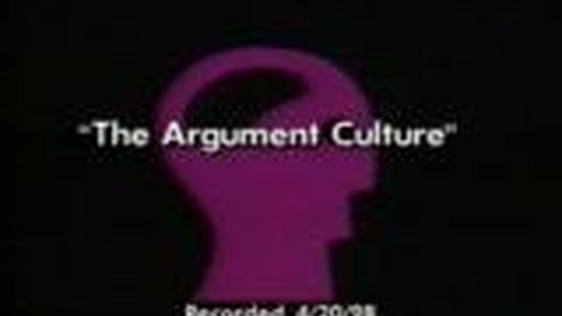 The Argument Culture, Part II | The Open Mind | THIRTEEN - New York ...