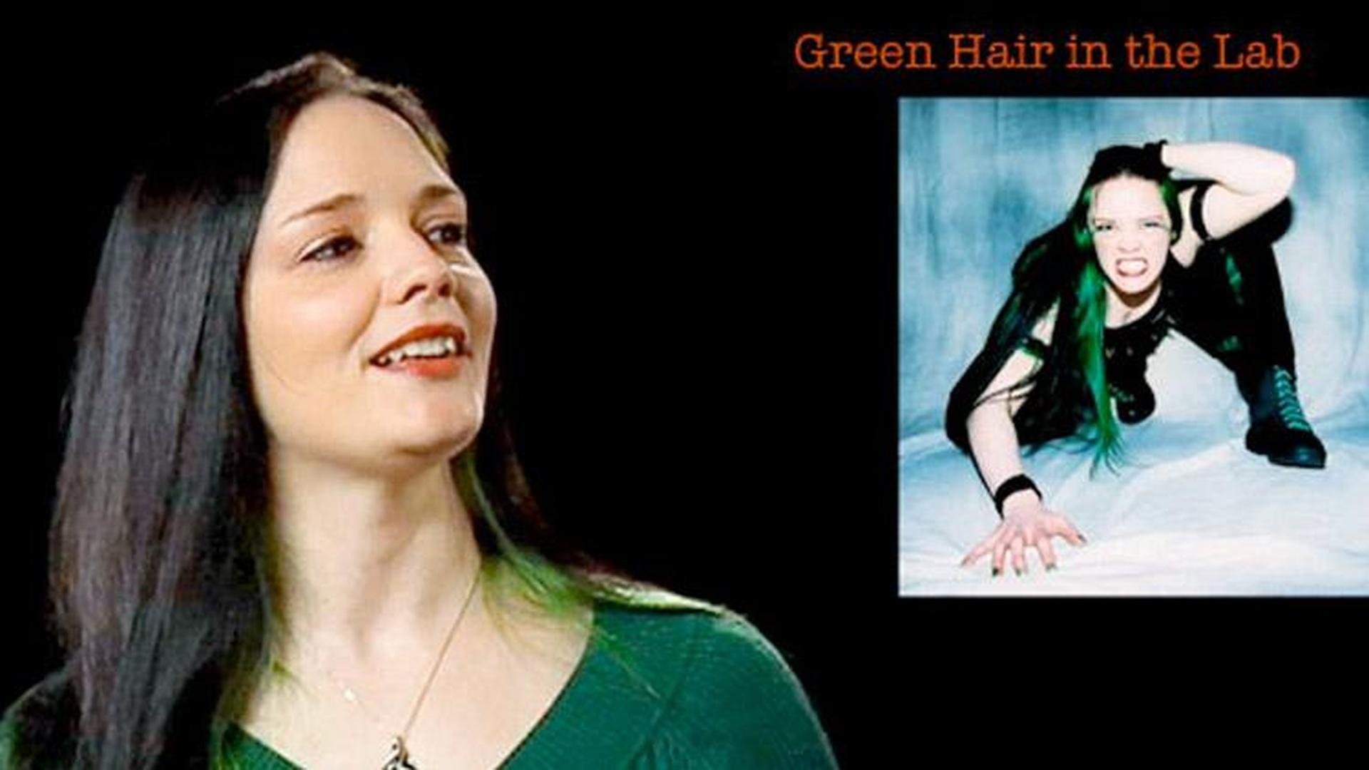 Rachel Collins: Green Hair in the Lab | Secret Life of Scientists and ...