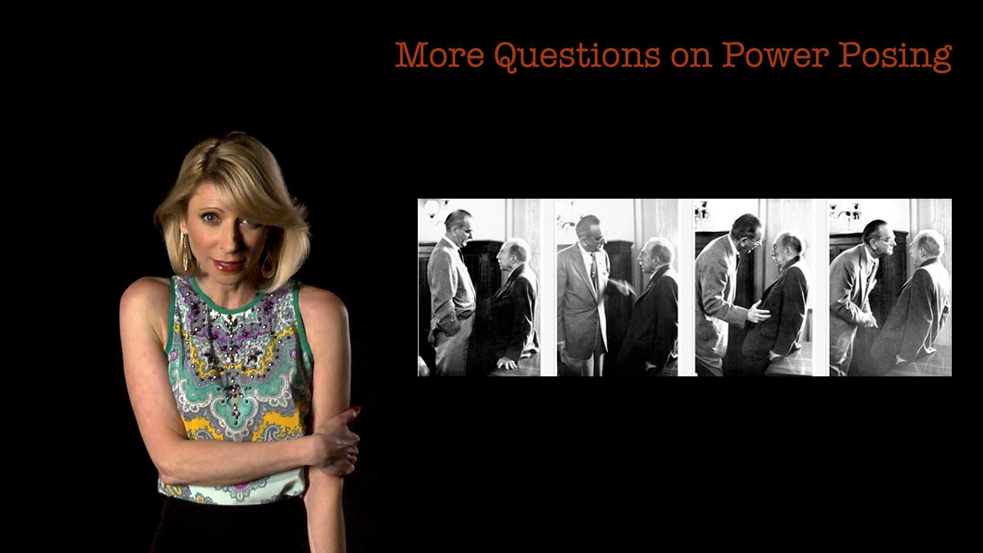 Amy Cuddy: More Questions on Power Posing | Secret Life of Scientists ...