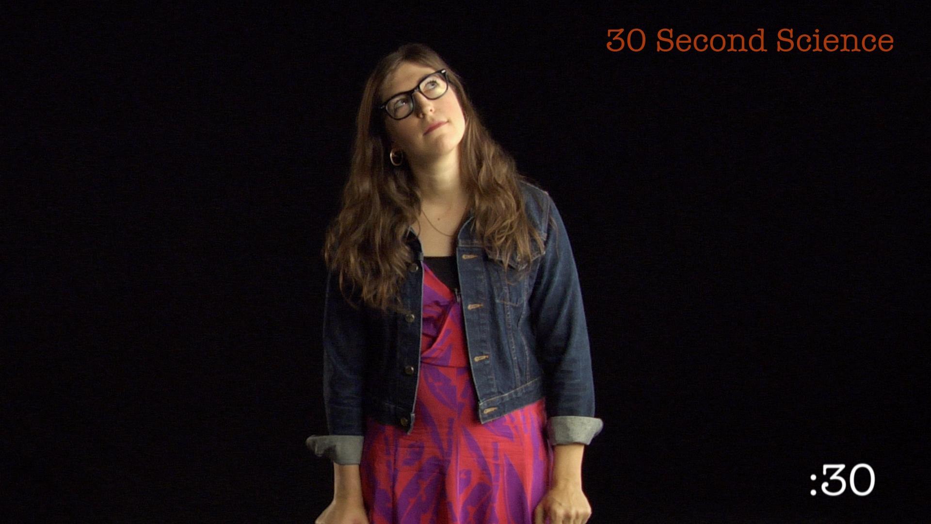 30 Second Science: Mayim Bialik | Secret Life of Scientists and ...