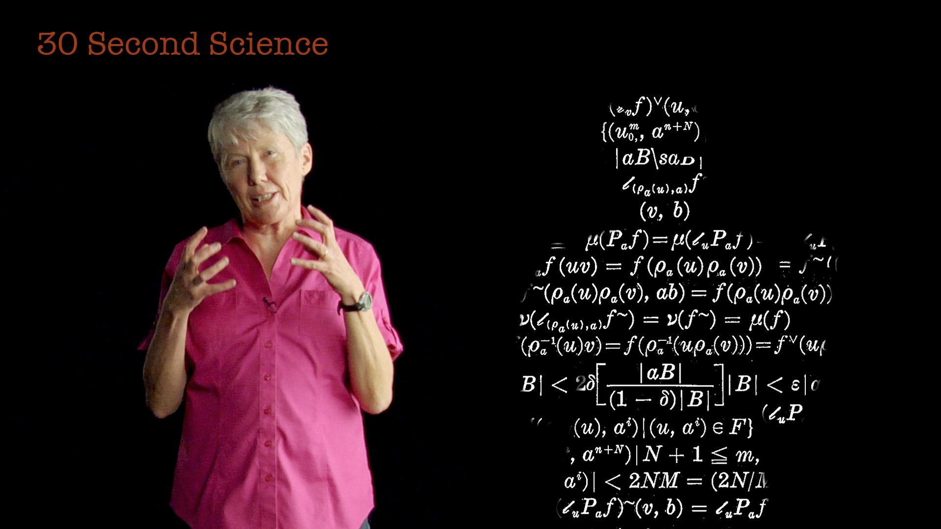 30 Second Science: Maria Klawe | Secret Life of Scientists and ...