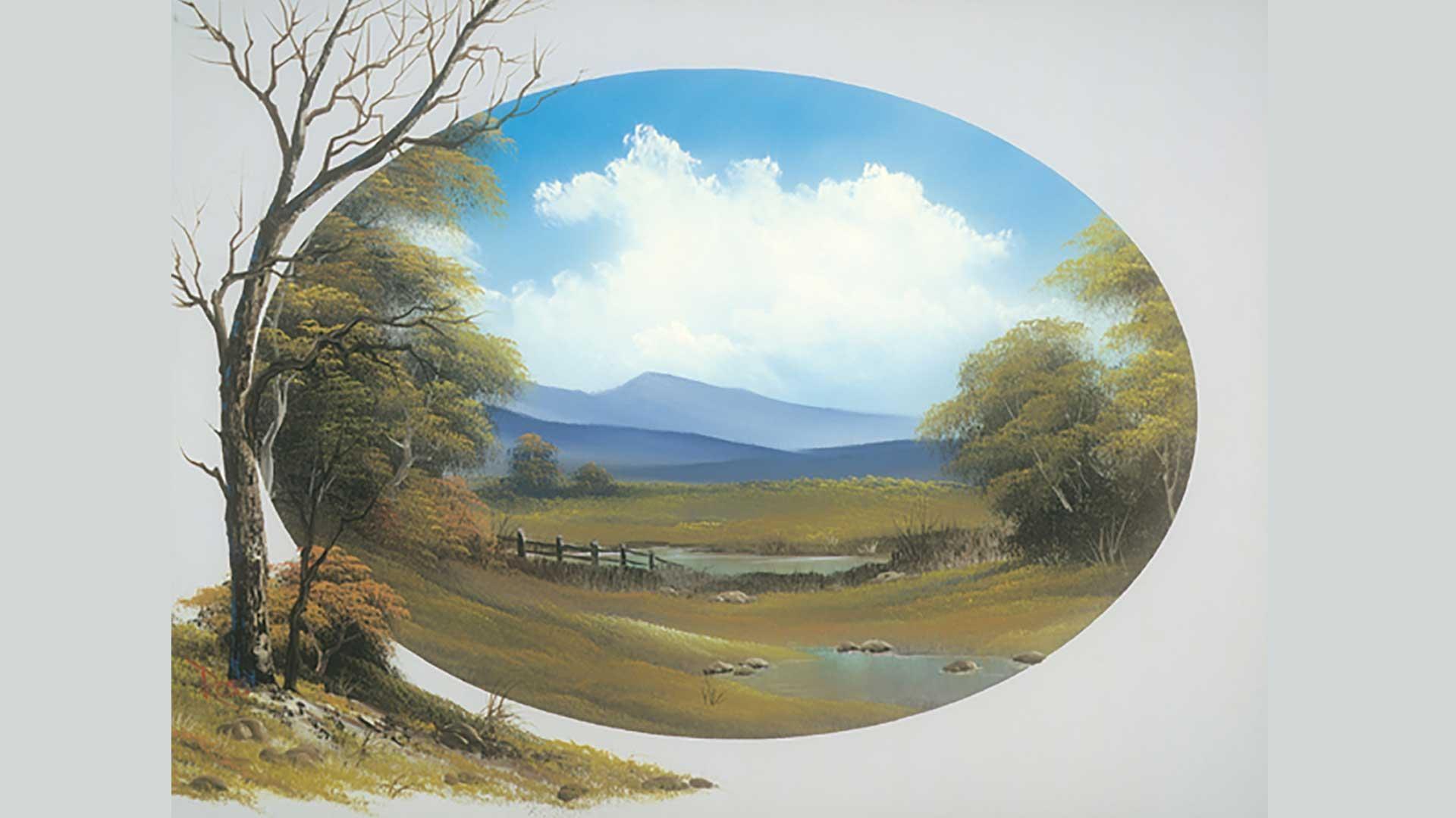 Countryside Oval" | The Best of the Joy of Painting with Bob Ross ...