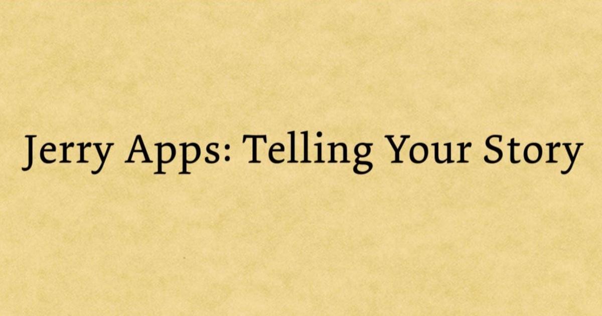 Jerry Apps | Jerry Apps: Telling Your Story | PBS