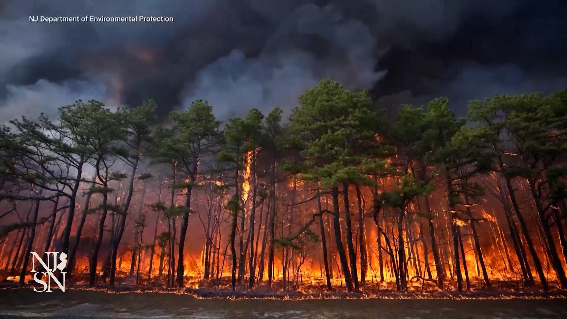 Ocean County wildfire forced thousands to evacuate | NJ Spotlight News ...