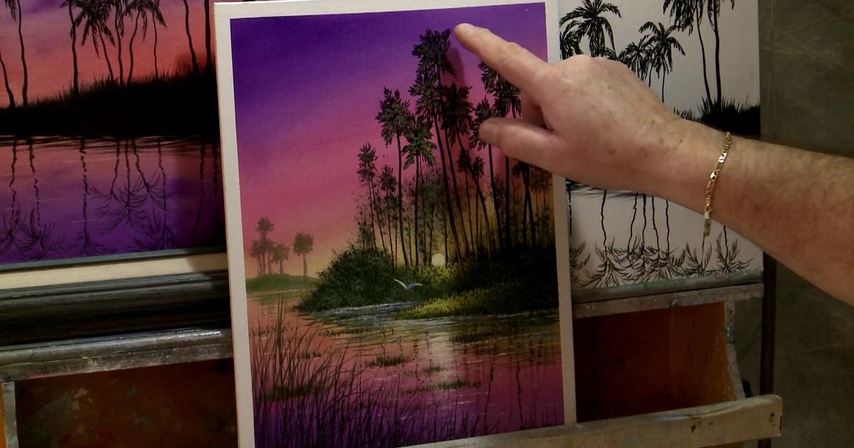 Painting with Wilson Bickford | Wilson Bickford "Evening Palms ...