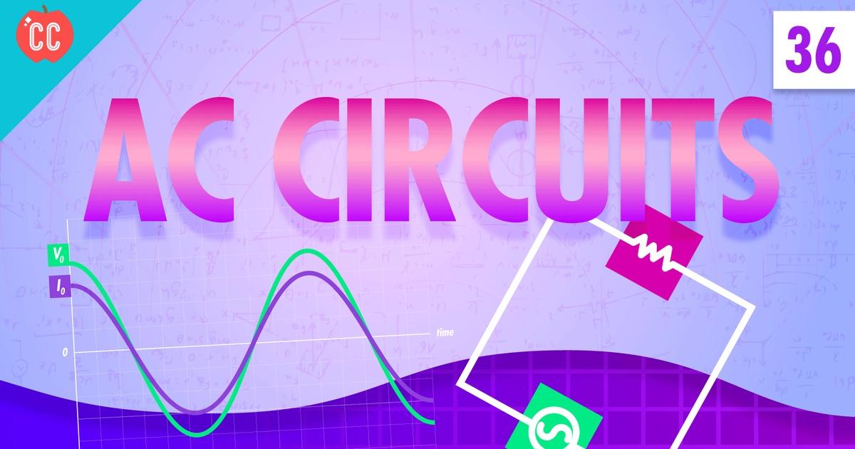 Crash Course Physics | AC Circuits: Crash Course Physics #36 | Episode ...