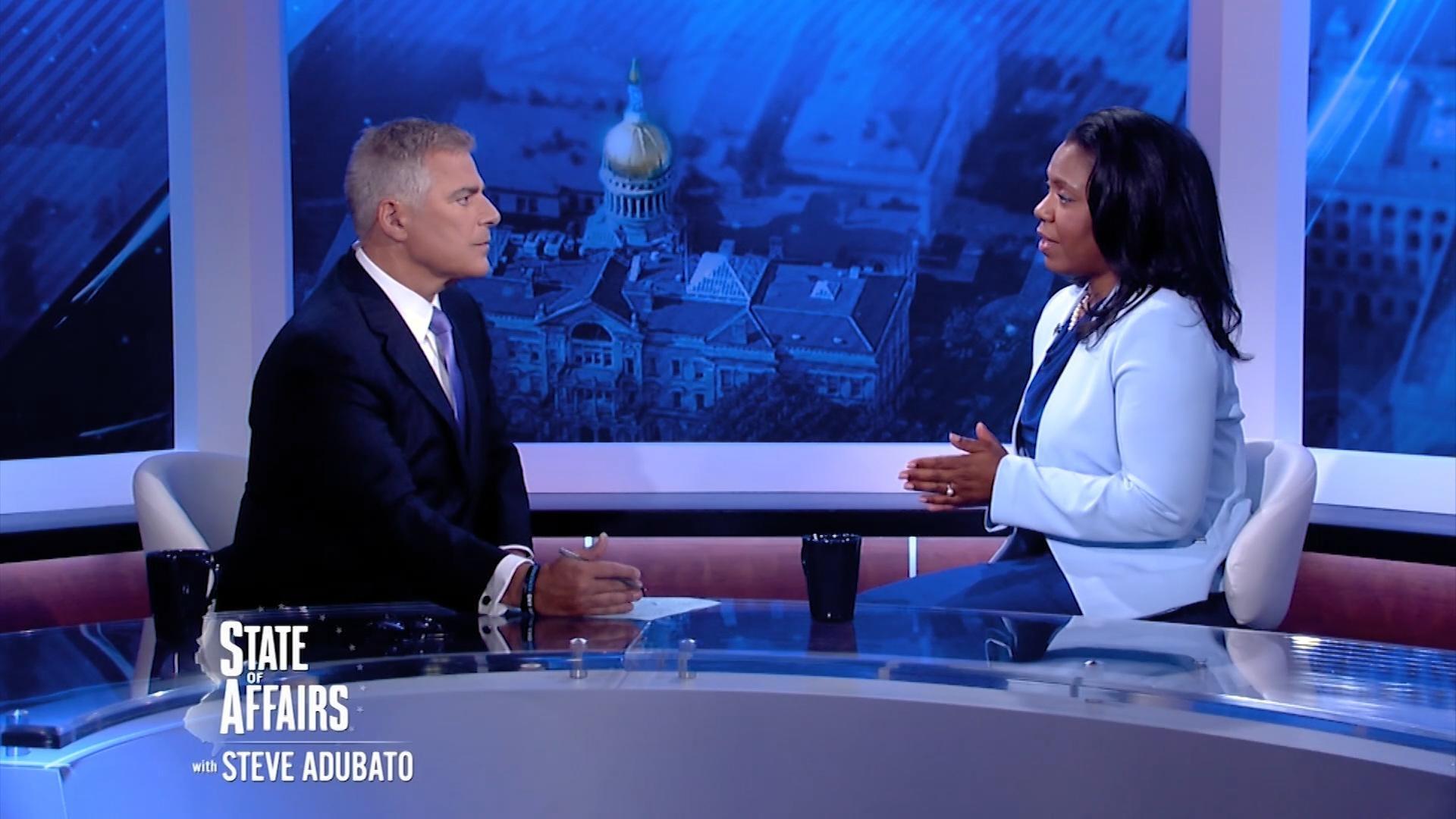 Aaron Fichtner; First Lady Tammy Murphy; Michellene Davis | State of ...