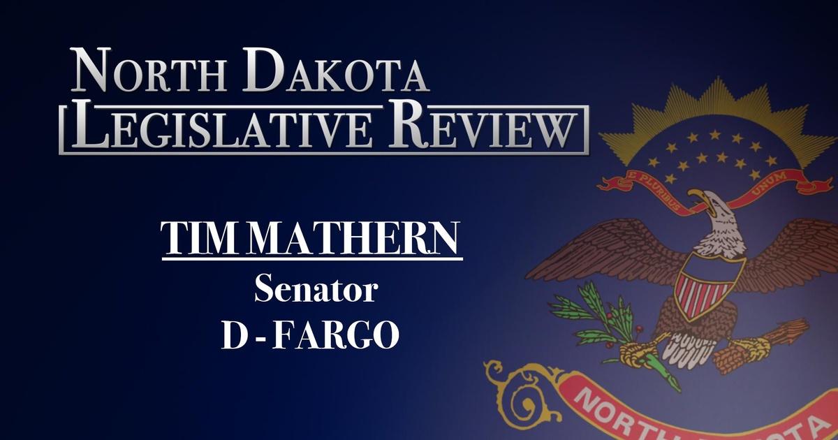 North Dakota Legislative Review | Senator Tim Mathern | Season 2021 ...