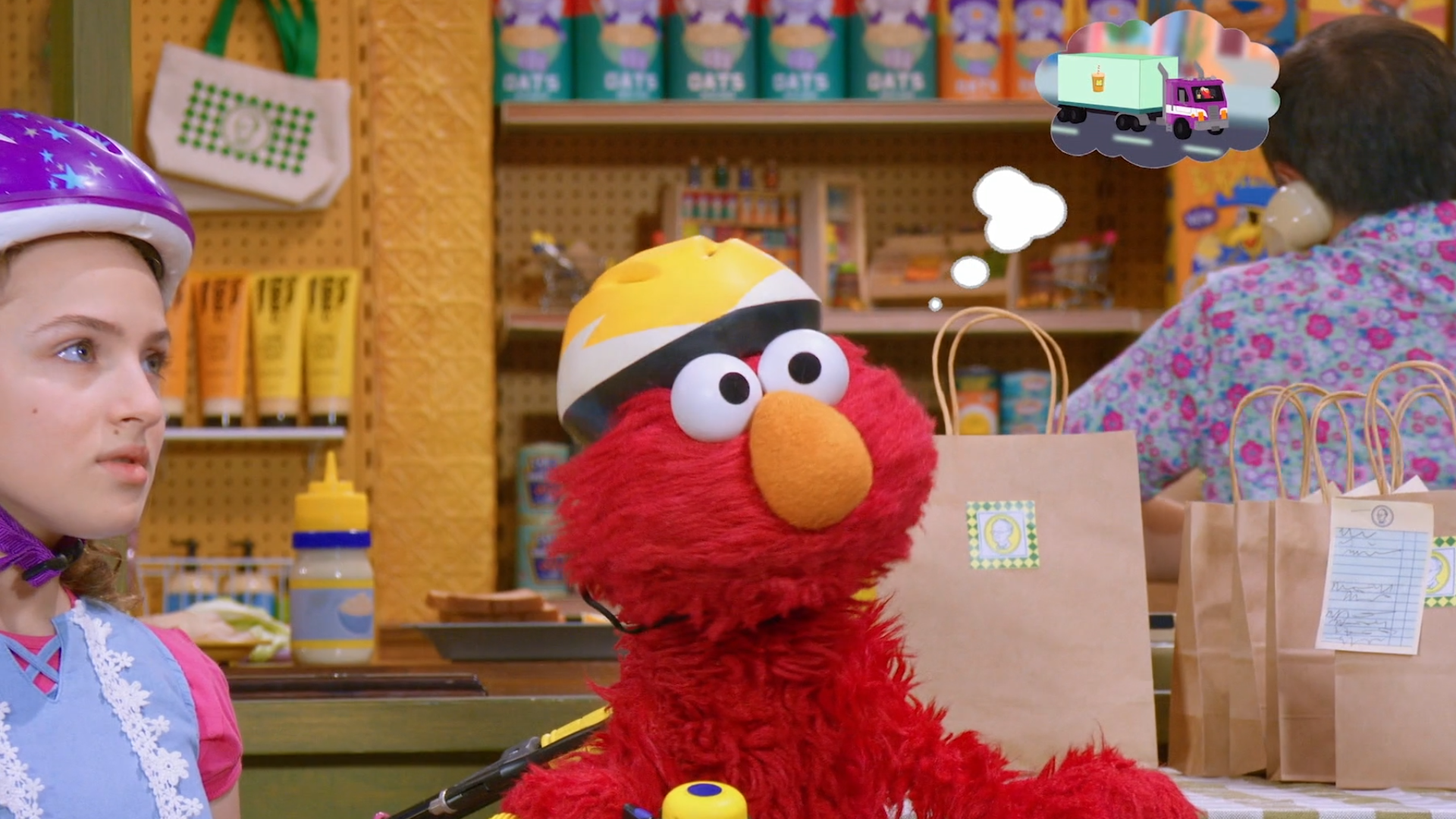 Elmo and Friends help deliver lunch | Watch online at WTTW.com