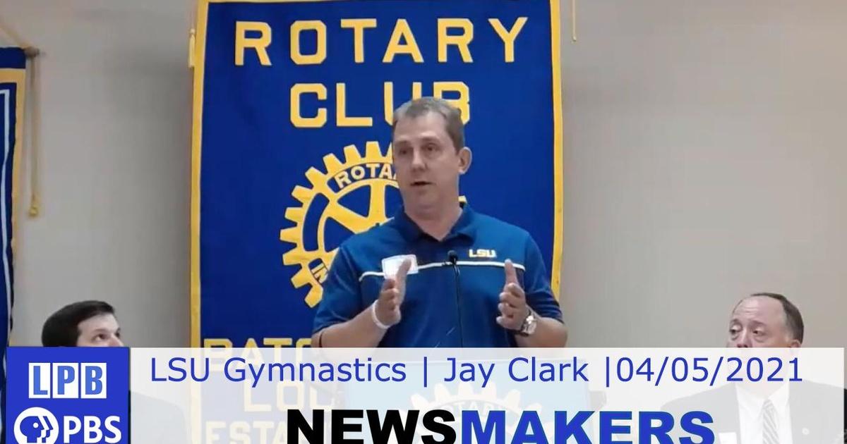 Newsmakers | LSU Gymnastics | Jay Clark | 05/05/2021 | Season 13 | PBS