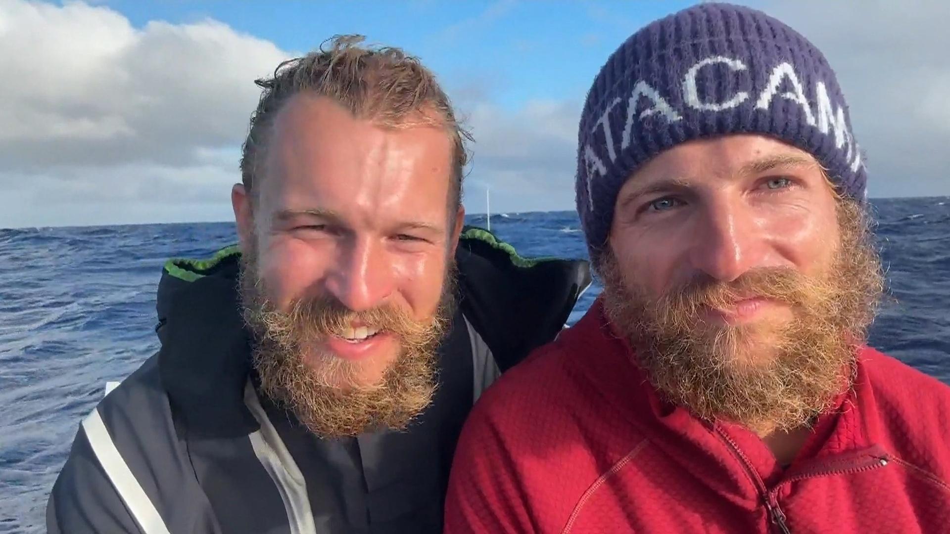 3 brothers attempt a record-setting row across the Pacific | PBS News ...
