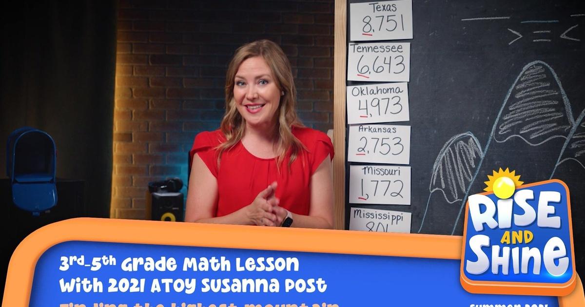 Rise and Shine | Math Susanna Post Finding the Highest Mountain ...