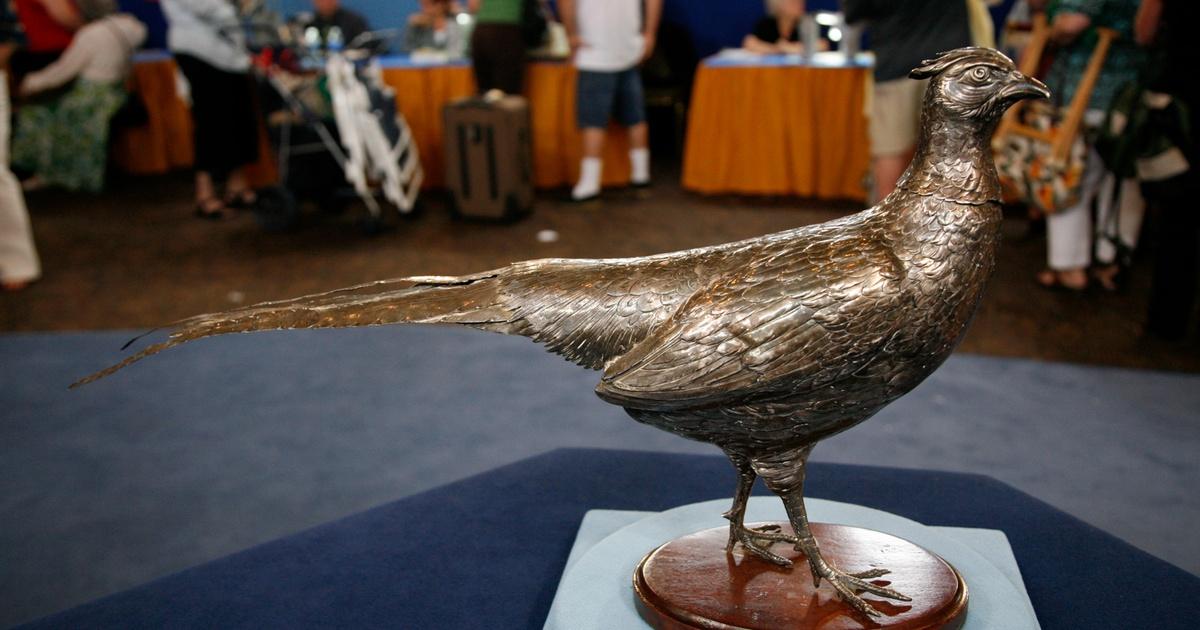 Antiques Roadshow | Appraisal: Silver Pheasant Table Ornament, ca. 1900 ...