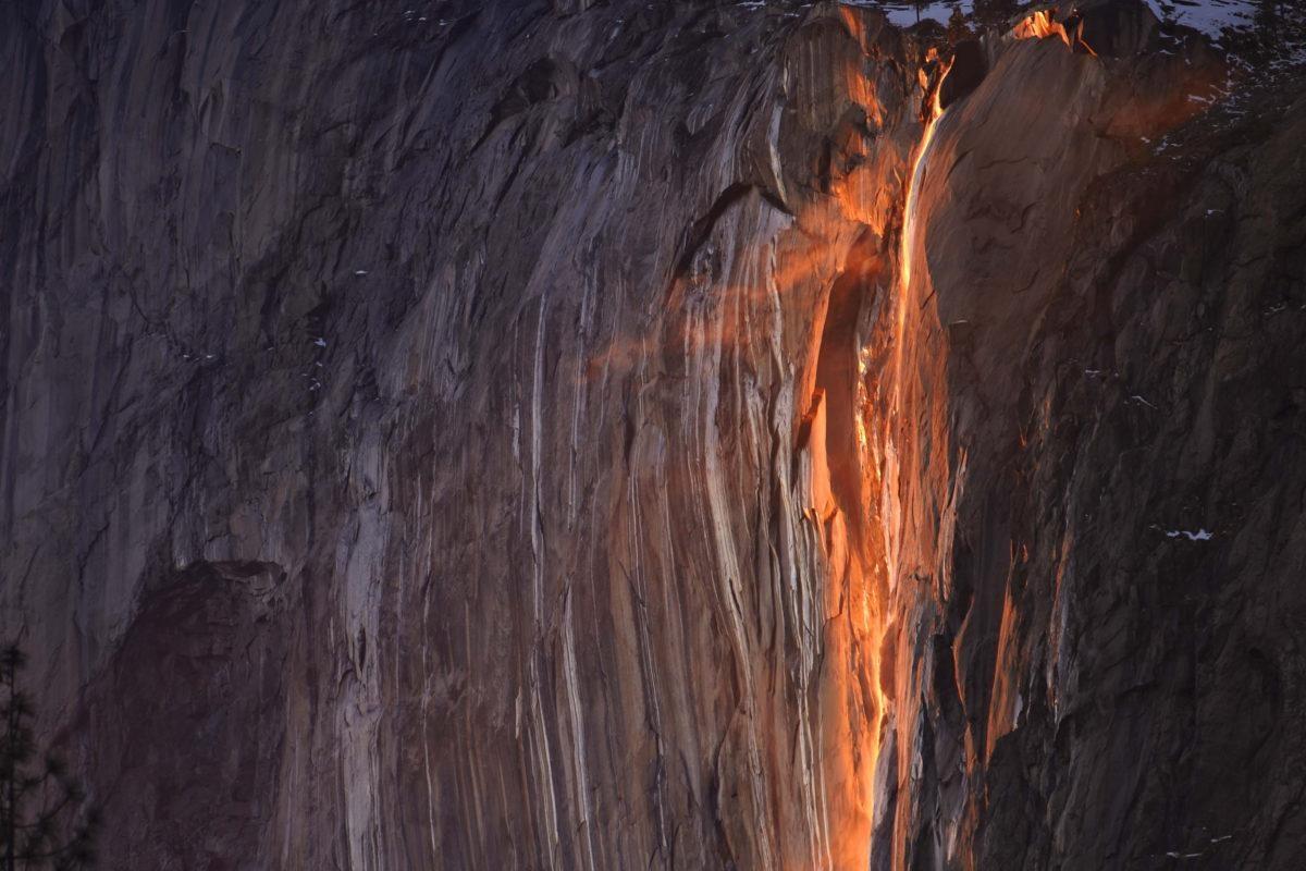 Yosemite ‘firefall’ slows to a trickle amid drought | PBS News Hour