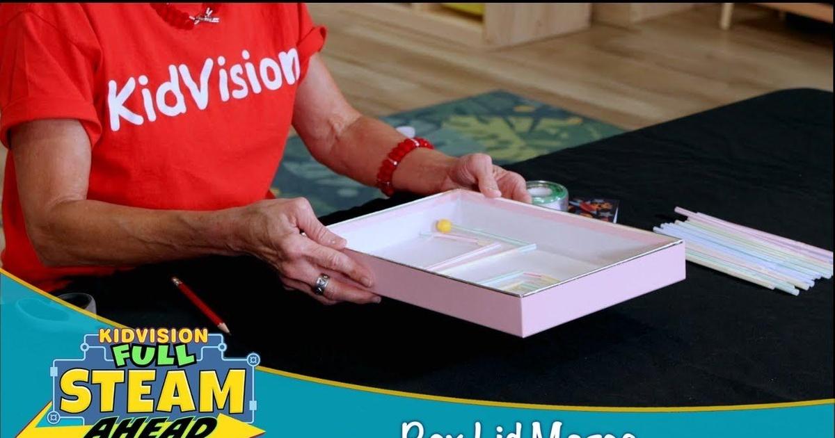 KidVision Pre-K | Box Lid Mazes with ENGINEERING | Full STEAM Ahead | PBS
