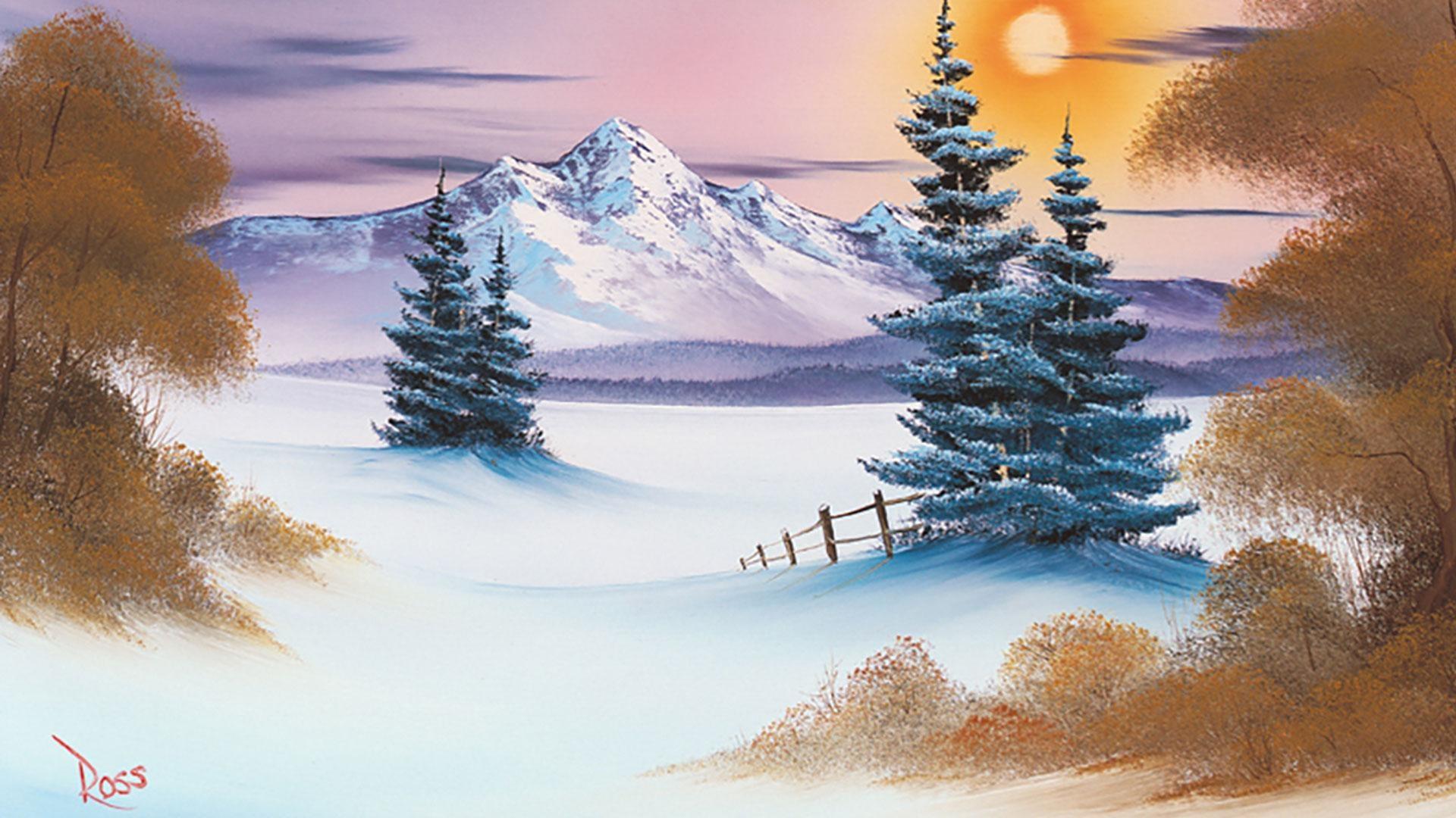 Splendor of Winter | The Best of the Joy of Painting with Bob Ross ...